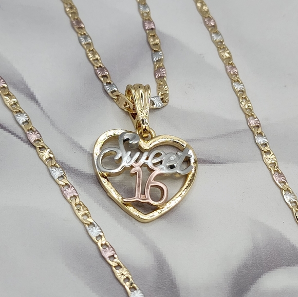 Gold-plated | Jewelry | Sweet 6th Birthday Chain 3colors 18k Goldplated ...
